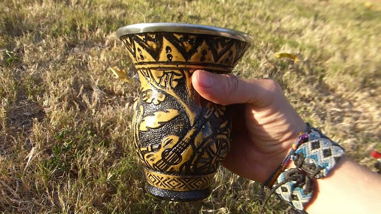 Mate Porongo Brasilero Recubierto - Paisaje del litoral - Pewman - YouTube