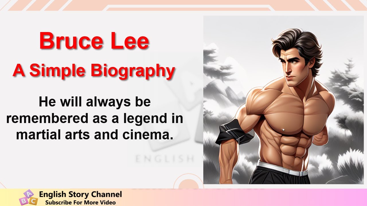 Learn English through biography Bruce Lee A Simple Biography. - YouTube