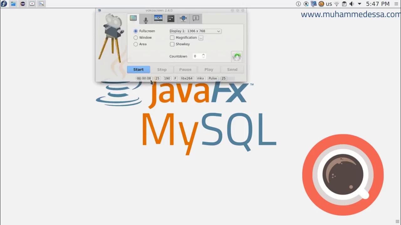 1 JAVA FX and MySQL employee project - YouTube