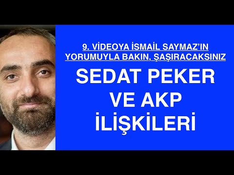 SEDAT PEKER’İN 9. VİDEOSUNU İSMAİL SAYMAZ DEĞERLENDİRİYOR #sedatpeker9 #veyisates