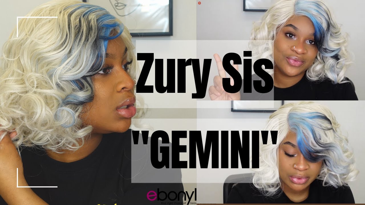 Zury Sis Synthetic Hair HD Lace Front Wig GEMINI | EBONYLINE.COM - YouTube