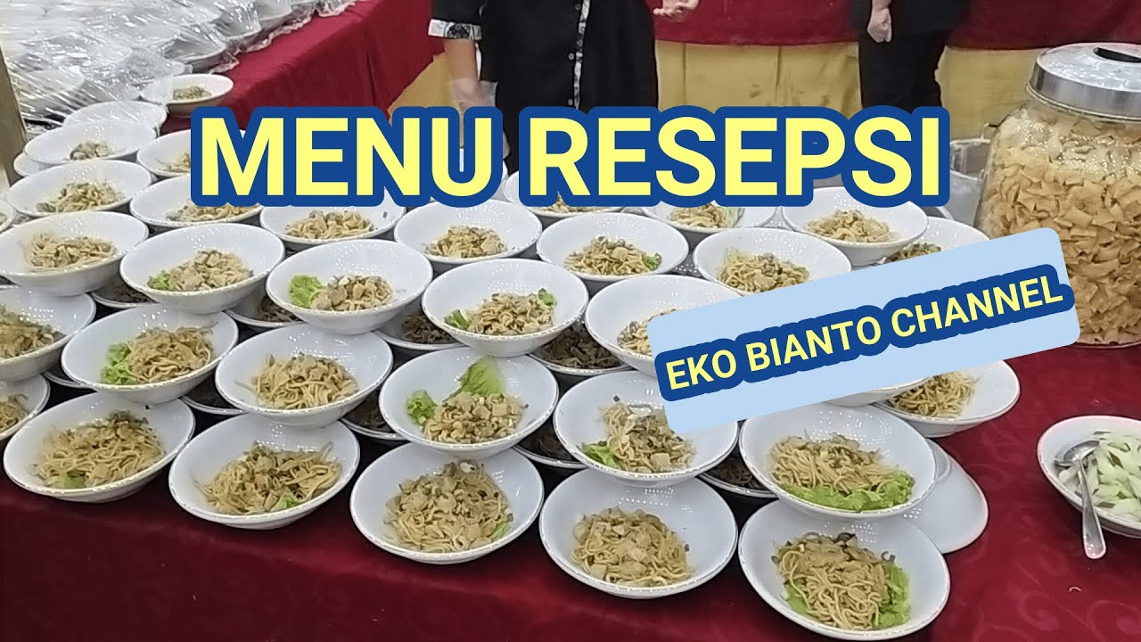 MENU RESEPSI - YouTube
