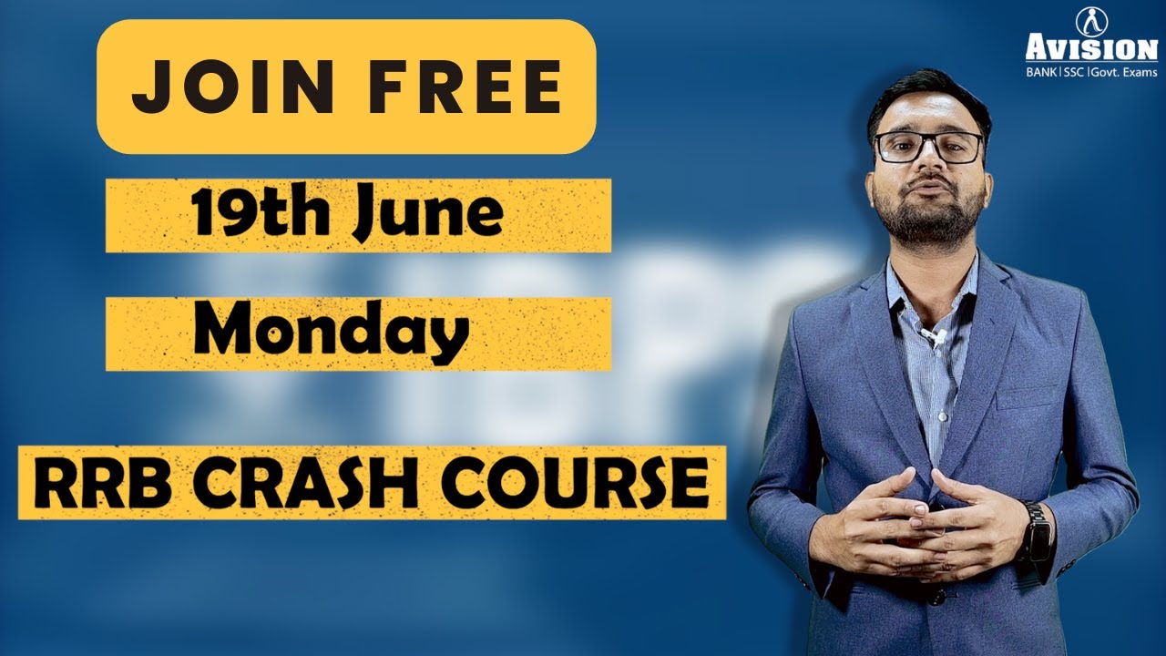IBPS RRB: 30 Days RRB Crash Course Announcement I Complete Last Minute ...