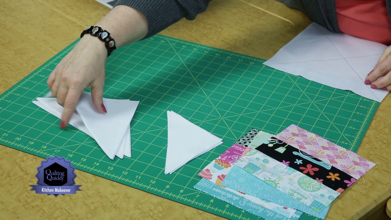 Quilting Quickly: Kitchen Makeover -- Summer Quilt Table Runner - YouTube
