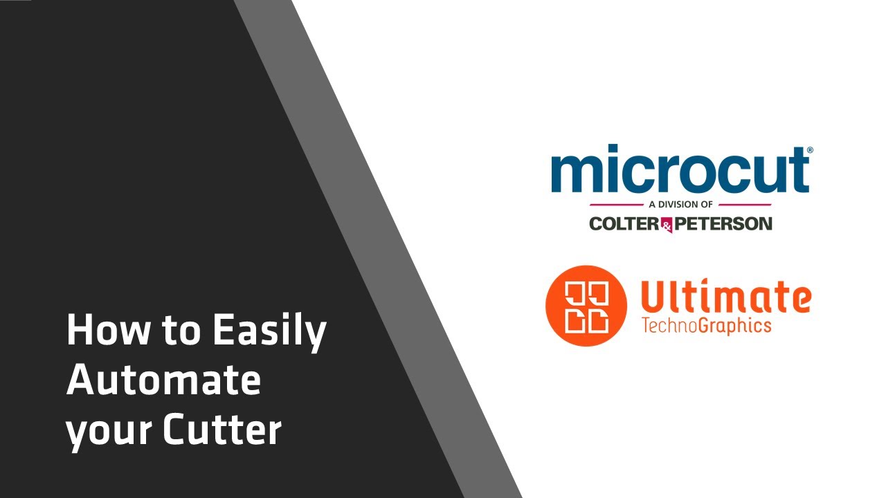 How to Easily Automate your Cutter | Microcut® and Ultimate Bindery ...