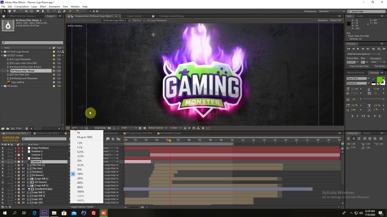 Plasma Boom & Flame - LOGO REVEAL - YouTube