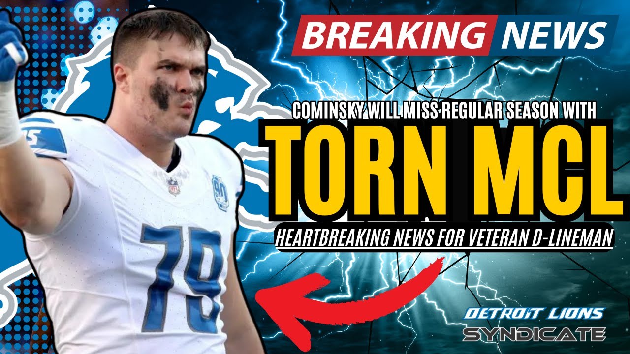 BREAKING NEWS: Detroit Lions DE John Cominsky OUT INDEFINITELY With ...