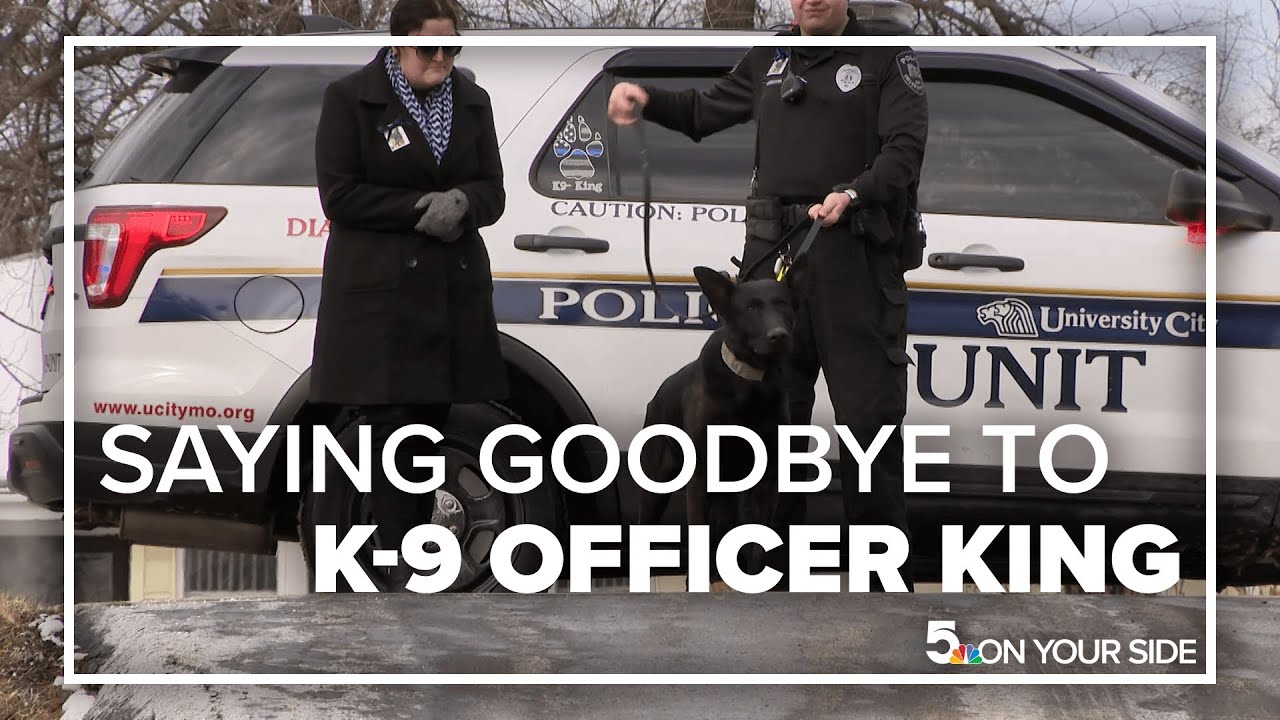 University City police, other departments say goodbye to K-9 Officer ...