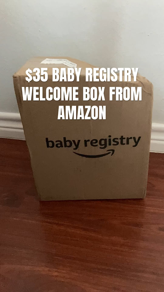 Amazon Baby Registry Welcome Box Unboxing - YouTube
