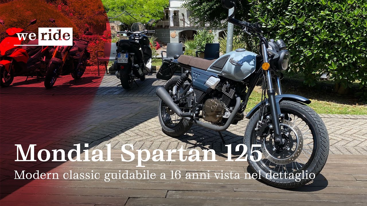 Mondial Spartan 125 | Modern classic guidabile a 16 anni vista nel ...