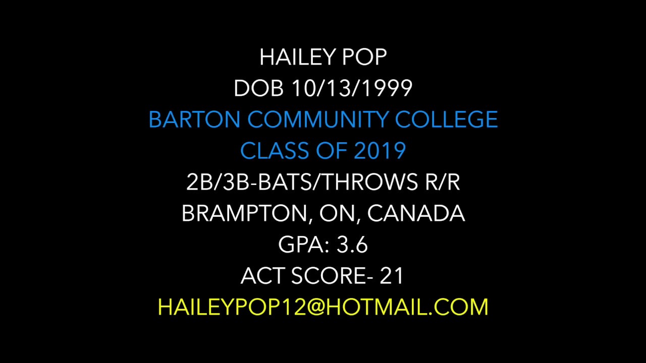 Hailey Pop #21 - Freshman Year Hitting Highlights (2018) - YouTube