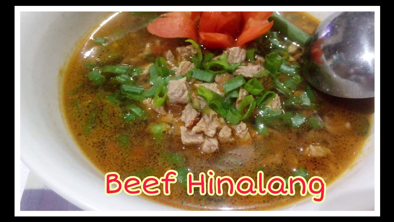BEEF HINALANG (Spicy Beef Stew) VL10 - YouTube
