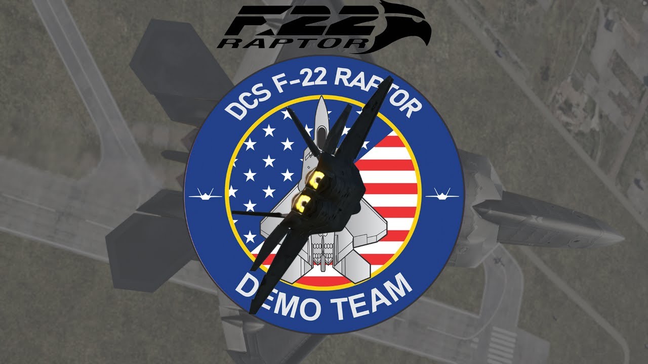 W.I.P DCS F-22 Mod Demonstration - YouTube