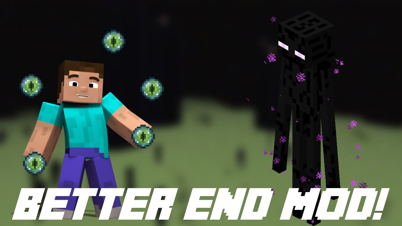 Minecraft Mod Review: Better End Mod - So many ender man! - YouTube