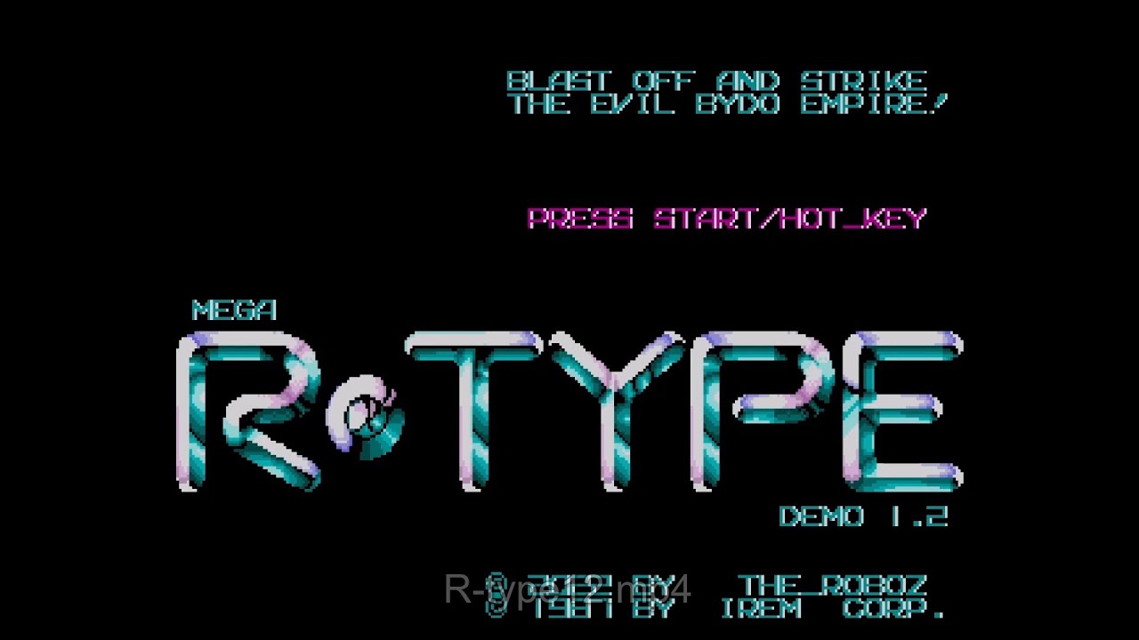 Mega R-Type -demo 1.2- (Sega Mega Drive / Genesis) Longplay - YouTube