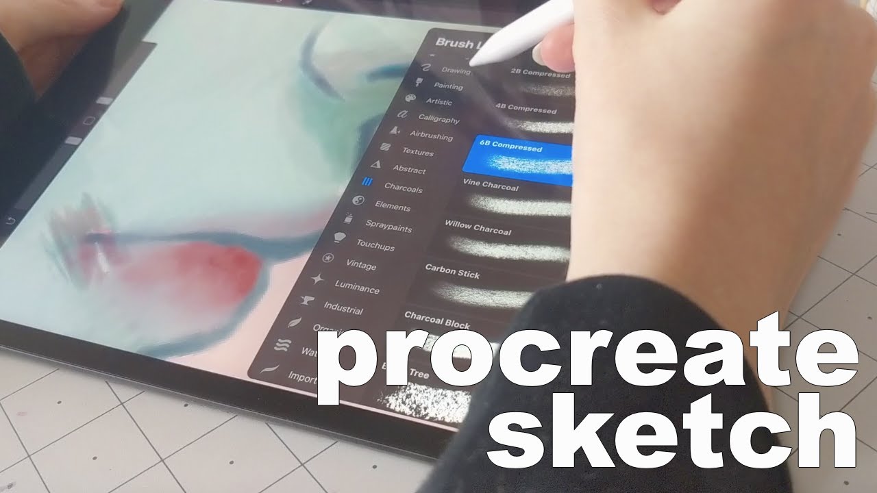 I finally got an ipad! // procreate illustration & chat //ad - YouTube
