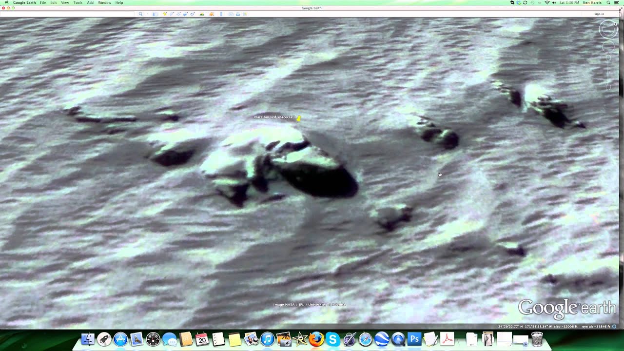 Mars underground facilities, spacecraft, artificial structures - YouTube