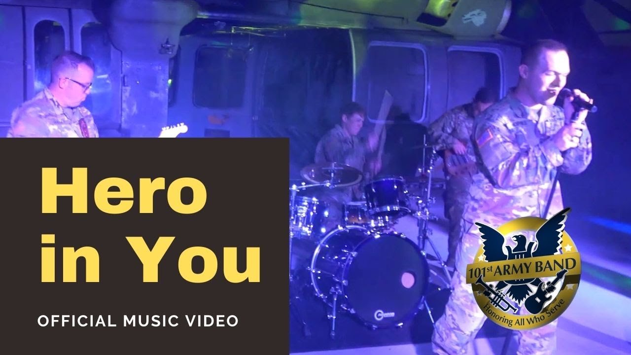 "Hero in You" Official Music Video - 101st Army Rock Band - YouTube