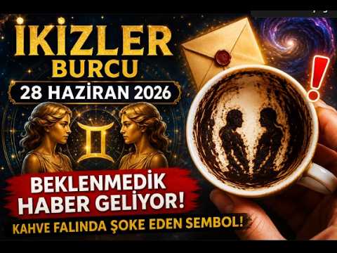 ♊ İKİZLER BURCU 28 HAZİRAN 2026 ⚠️ Beklenmedik Haber Geliyor! Kahve Falında Şoke Eden Sembol!