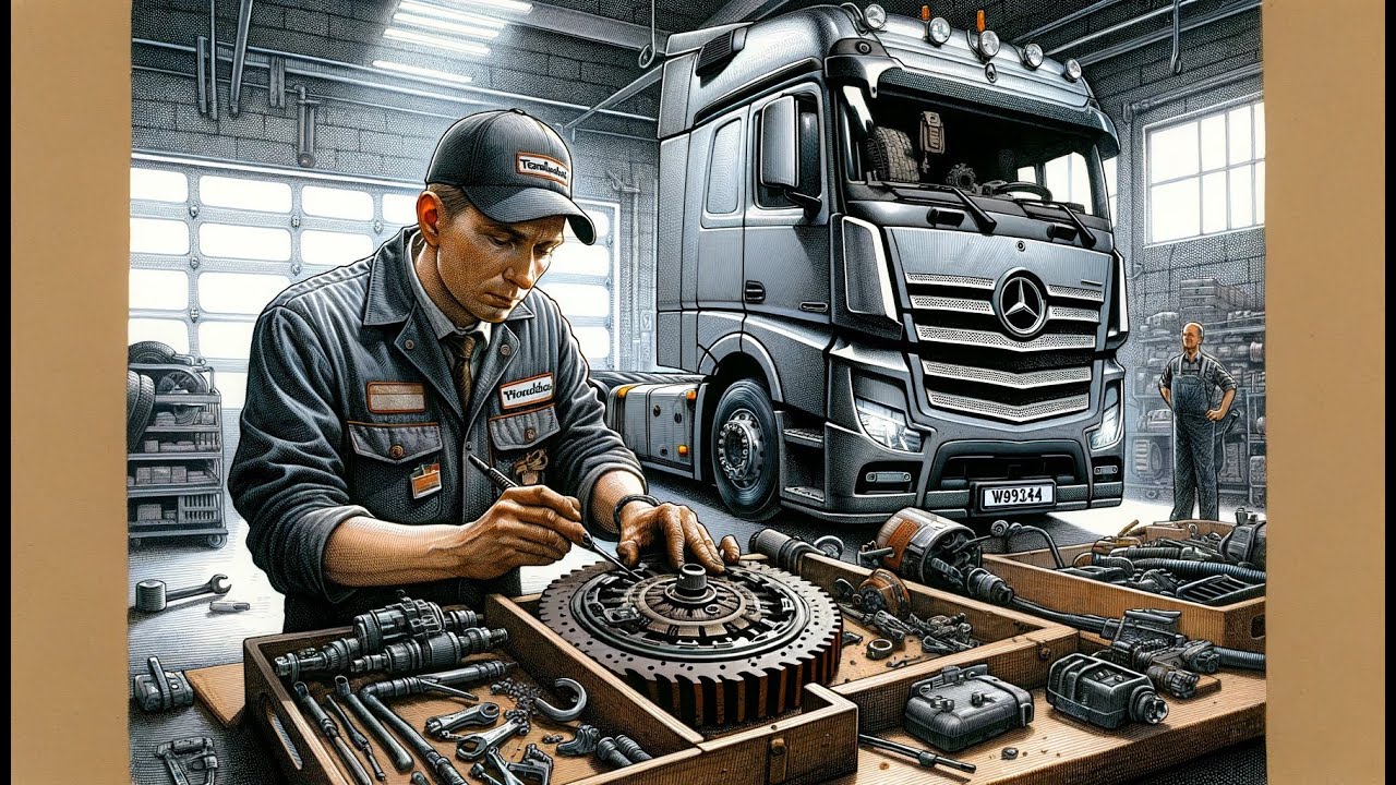 Mercedes Actros Clutch Booster Repair: DIY Guide - YouTube