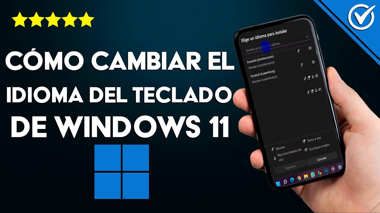 ¿Cómo cambiar el idioma en un teclado de WINDOWS 11? - Diversas formas ...