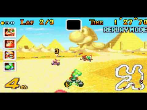 Mario Kart Super Circuit - Yoshi Desert - YouTube