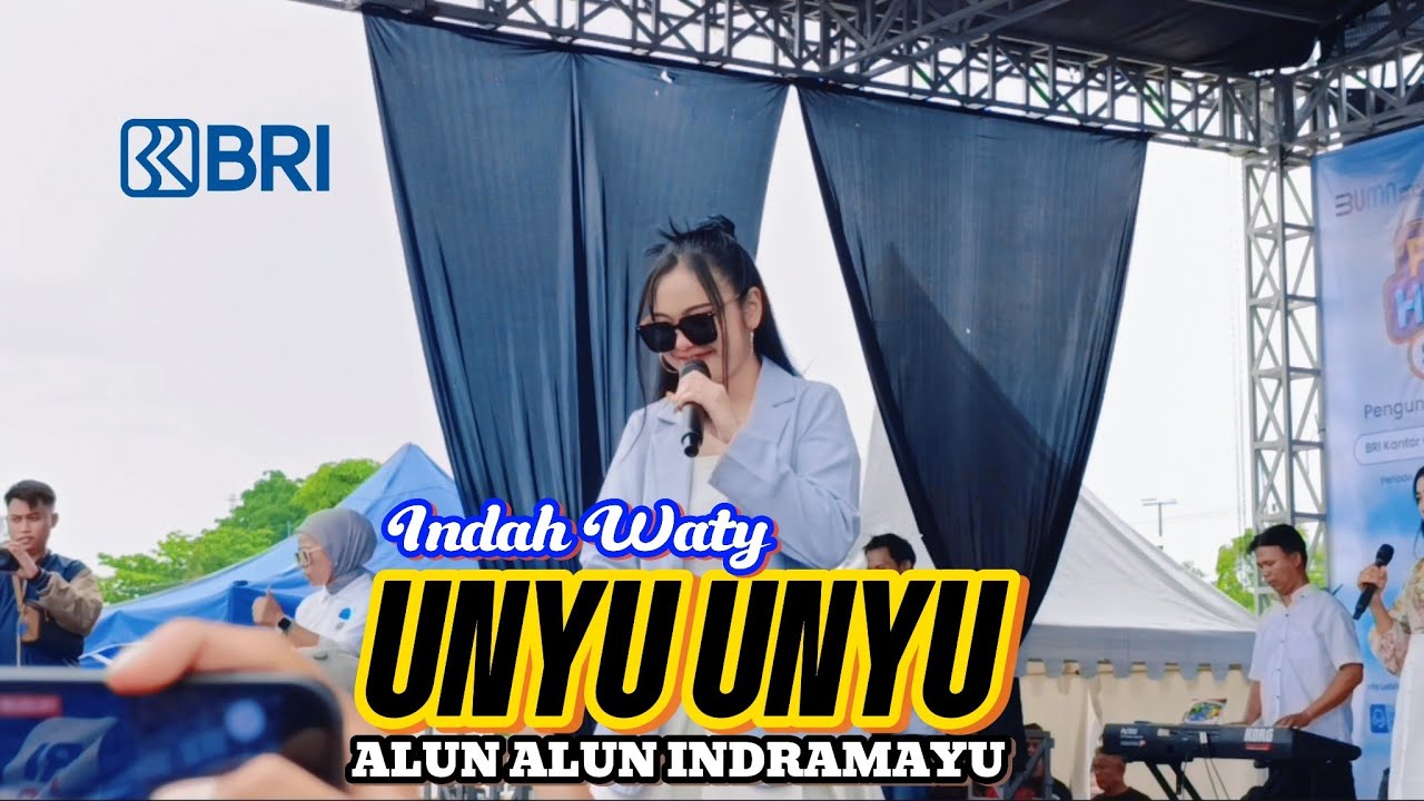 UNYU UNYU VOC. INDAH WATY LIVE PANEN HADIAH SIMPEDES BRI SHOW ALUN ALUN ...