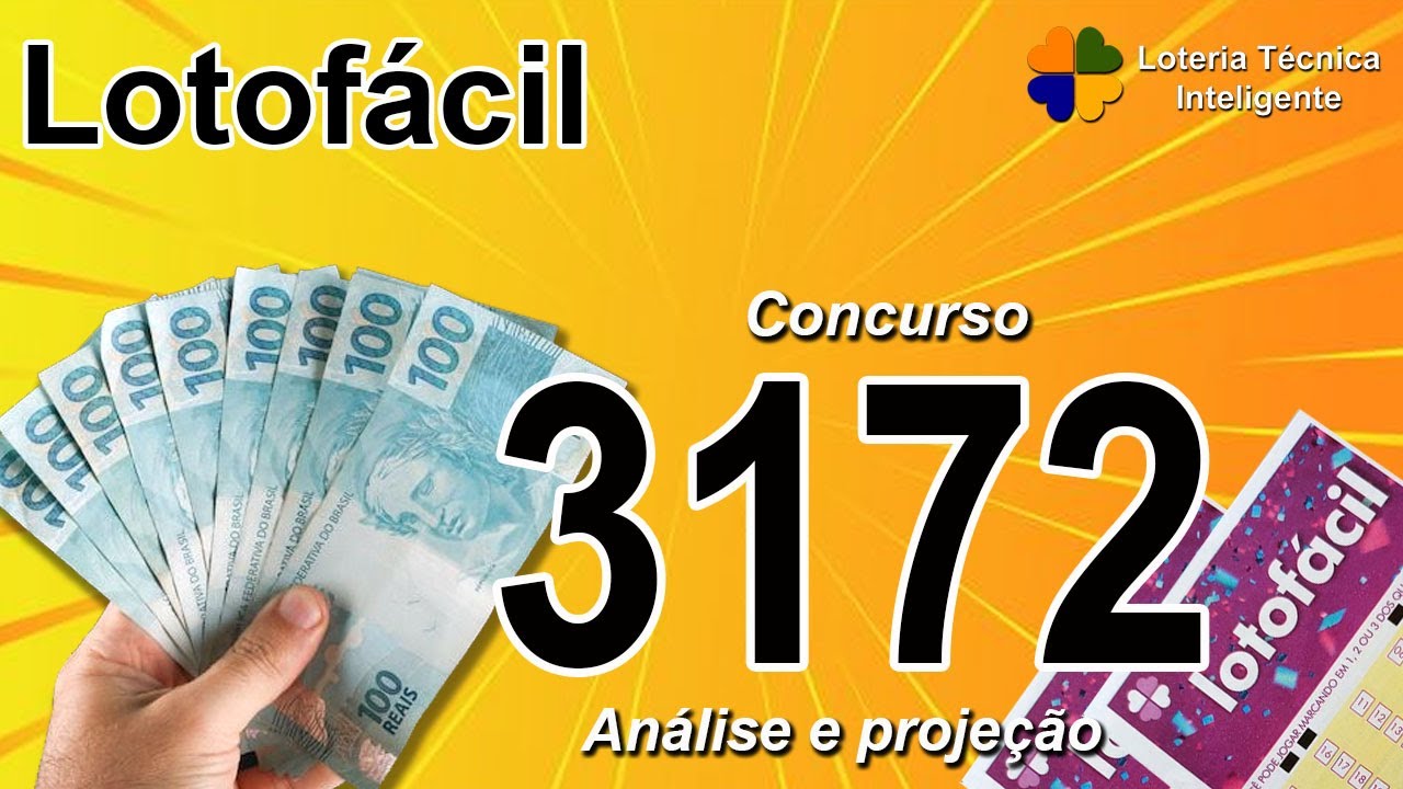 ANÁLISE E PROJEÇÃO PARA O CONCURSO 3172 DA LOTOFÁCIL - YouTube