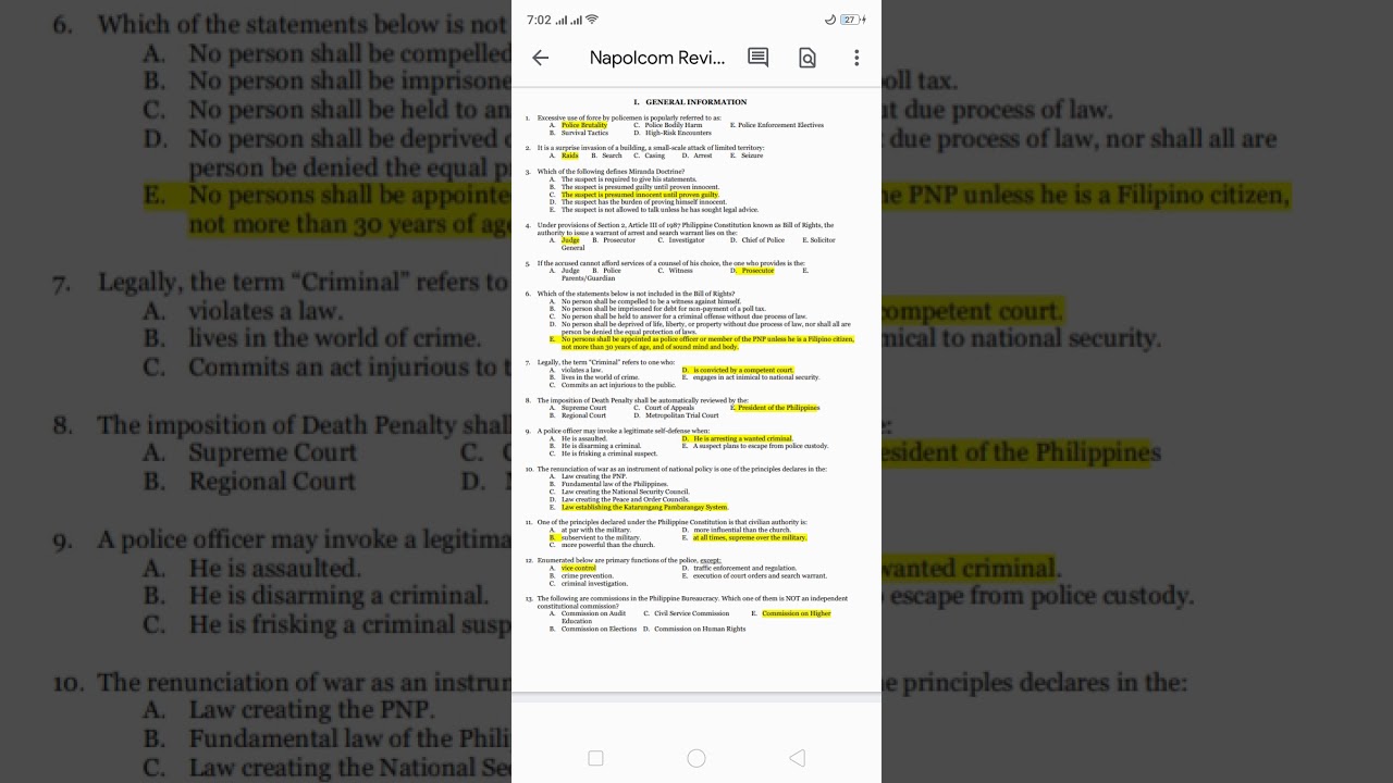 PDF REVIEWER NAPOLCOM FOR 2021👮 - YouTube