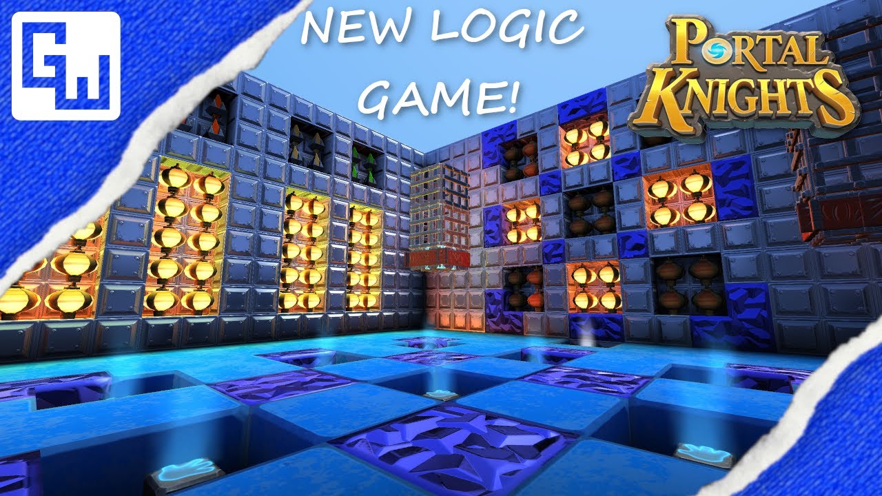 BIG LOGIC BLOCK NEWS & A NEW LOGIC GAME! - Portal Knights 1.7.2 - YouTube