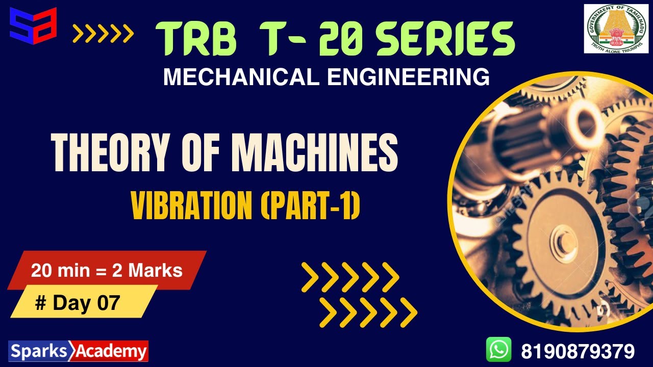 TRB-T-20-SERIES-MECHANICAL ENGINEERING-THEORY OF MACHINES-Sparks ...