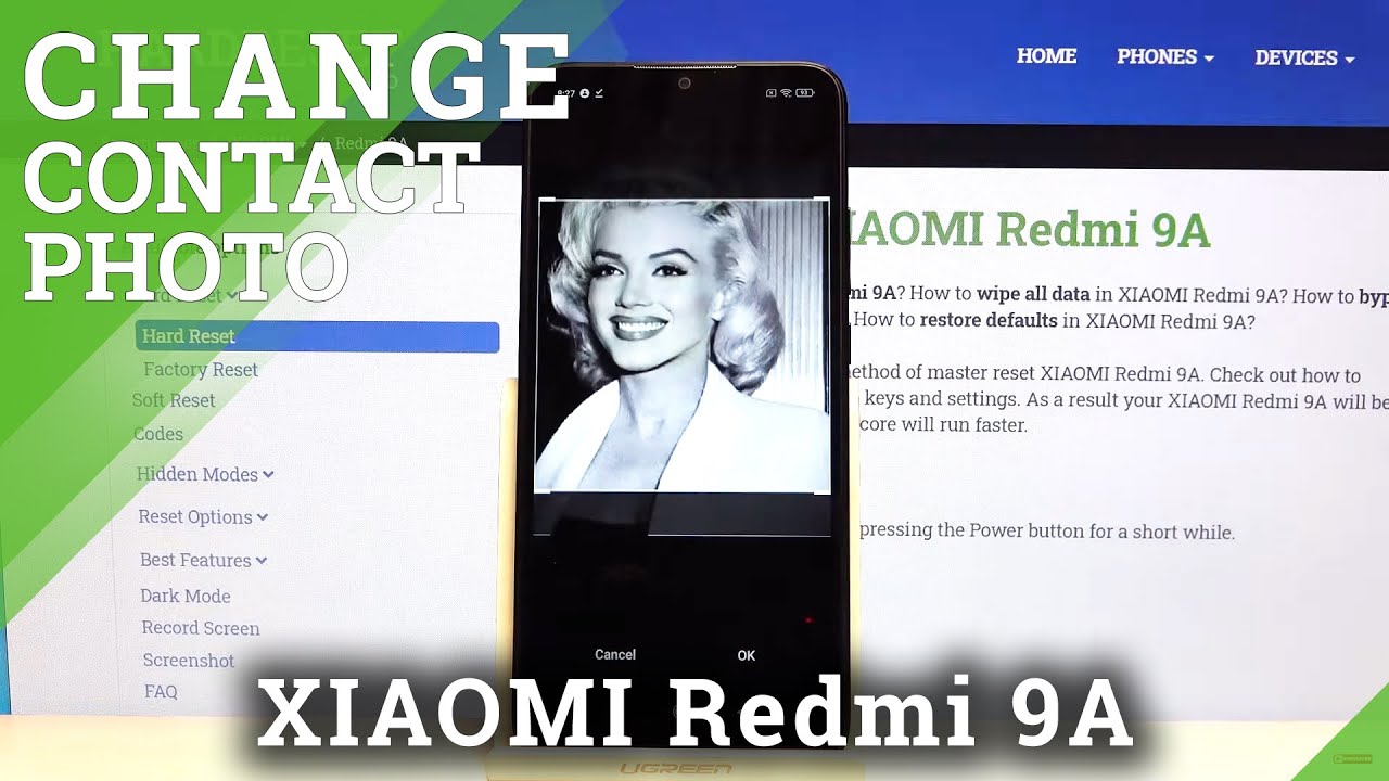 How to Customize Contacts Profiles in Xiaomi Redmi 9A - Adjust Picture ...
