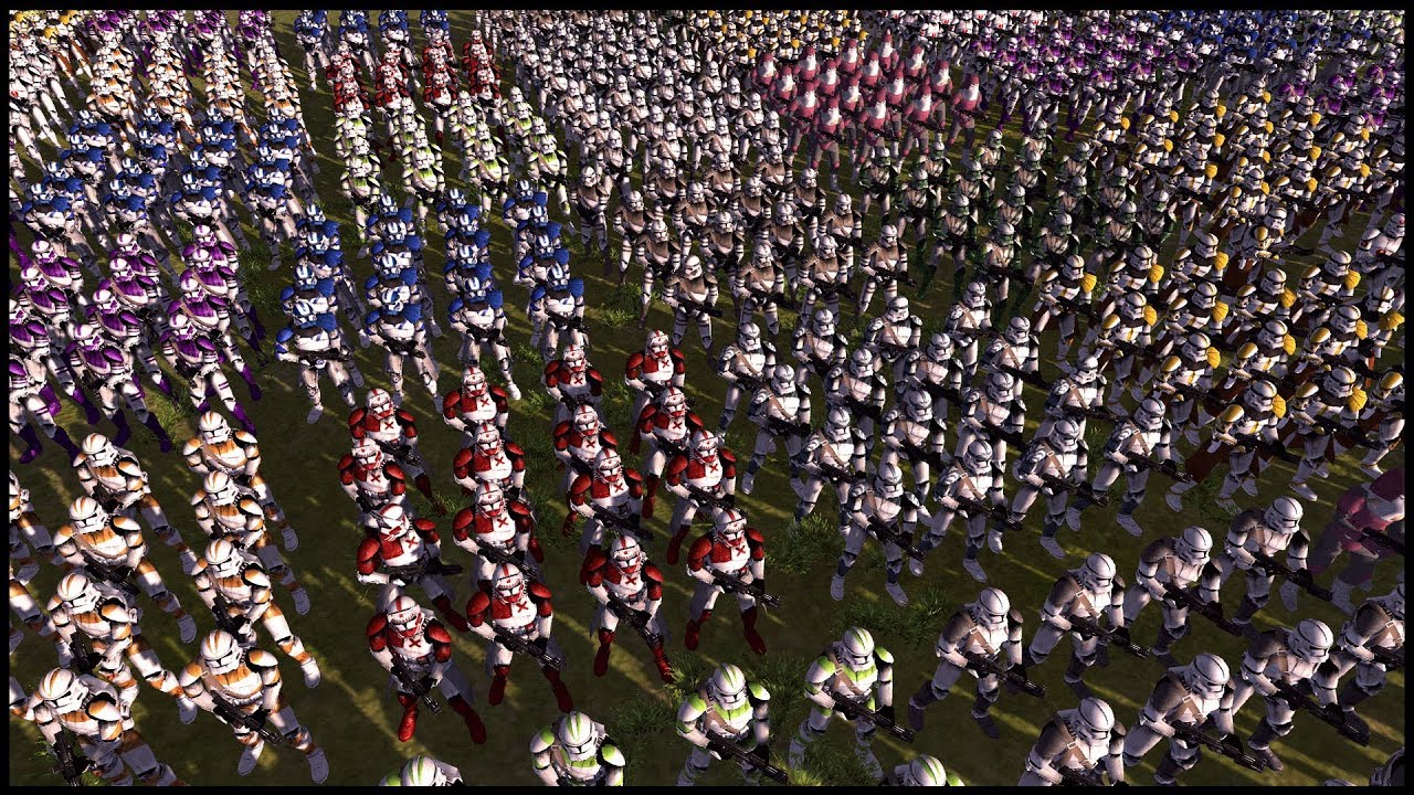 ALL CLONE LEGIONS Storm Grievous's LAIR! - Men of War: Star Wars Mod ...