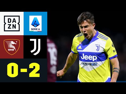 Dybala leitet Juve-Sieg ein: Salernitana - Juventus Turin 0:2 | Serie A | DAZN Highlights