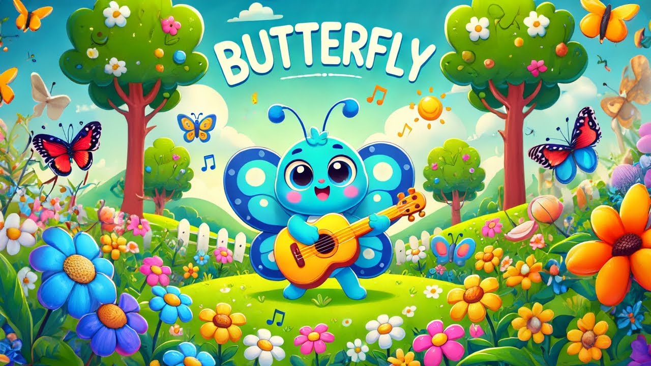 LITTLE BUTTERFLY WHO SINGS - NURSERY RHYMES FOR KIDS & KIDS SONGS ...