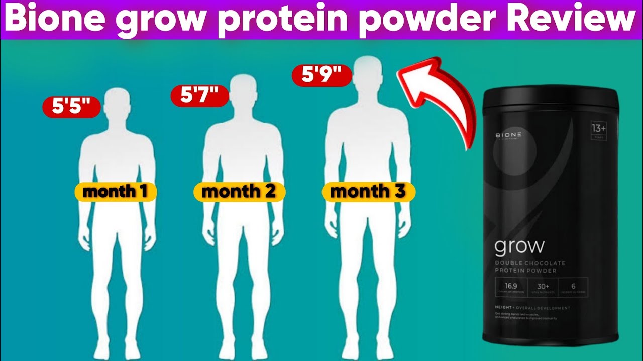 Bione grow Protein powder Review | Benefits | use | Side effects - YouTube