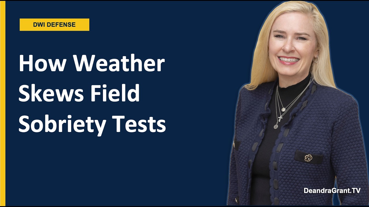 How Weather Conditions Can Impact Field Sobriety Tests in Texas - YouTube
