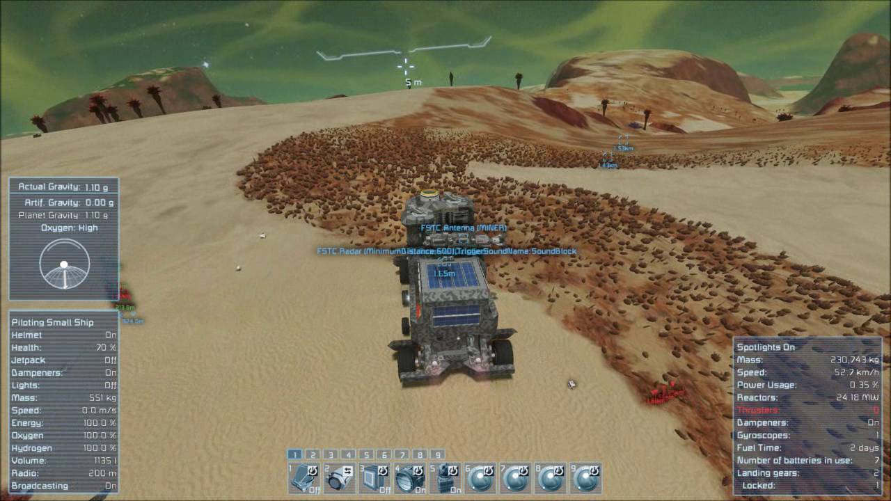 Space Engineers: Alien Planet 8x8 Off Road Mining Truck - Part 4 ...