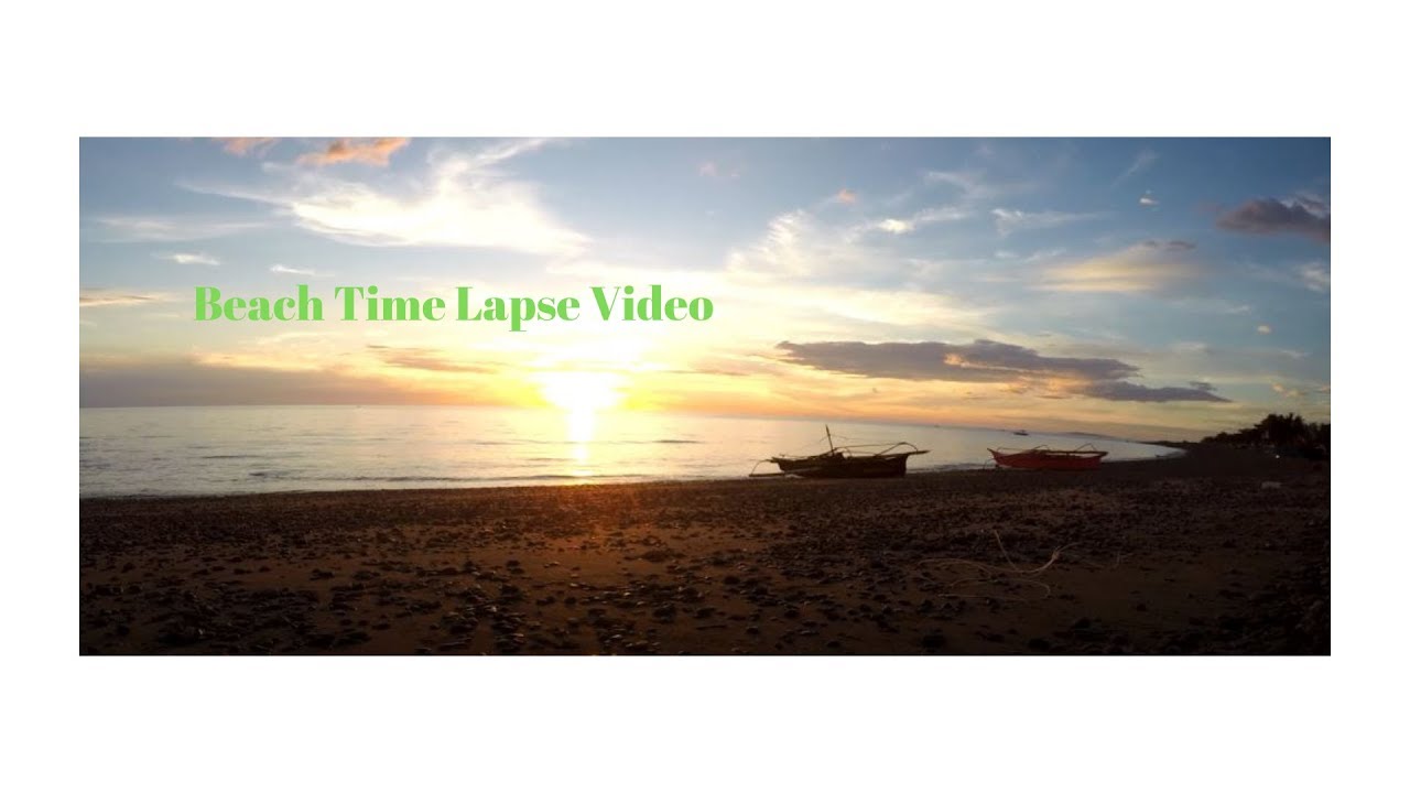 Beach Time Lapse Video - YouTube