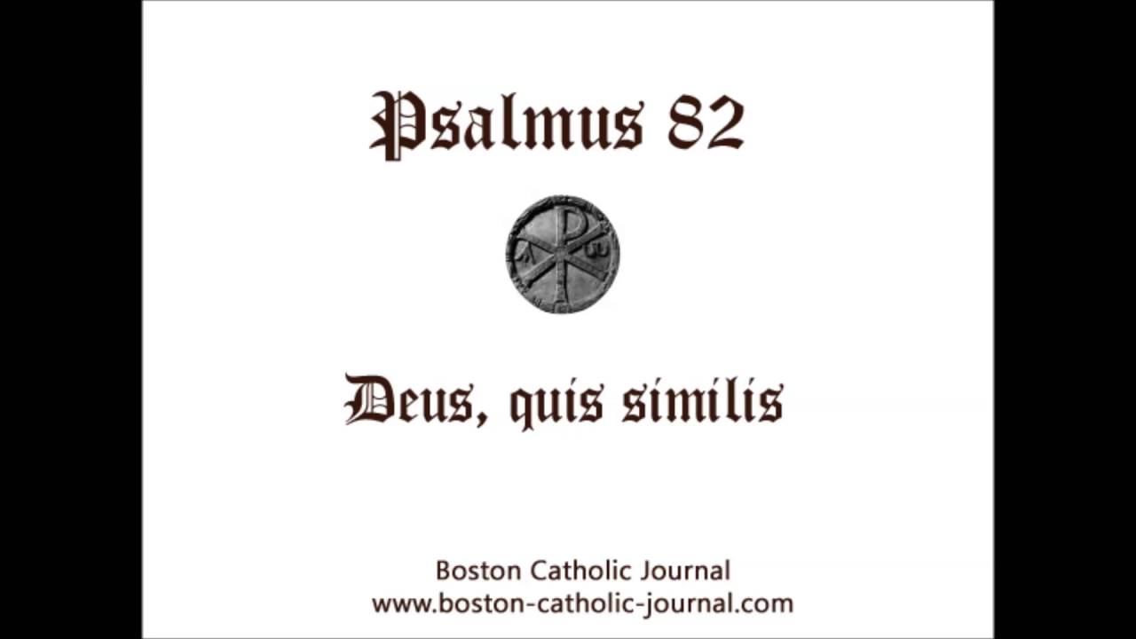 Psalm 82 In Latin YouTube psalm-82-in-latin-youtube