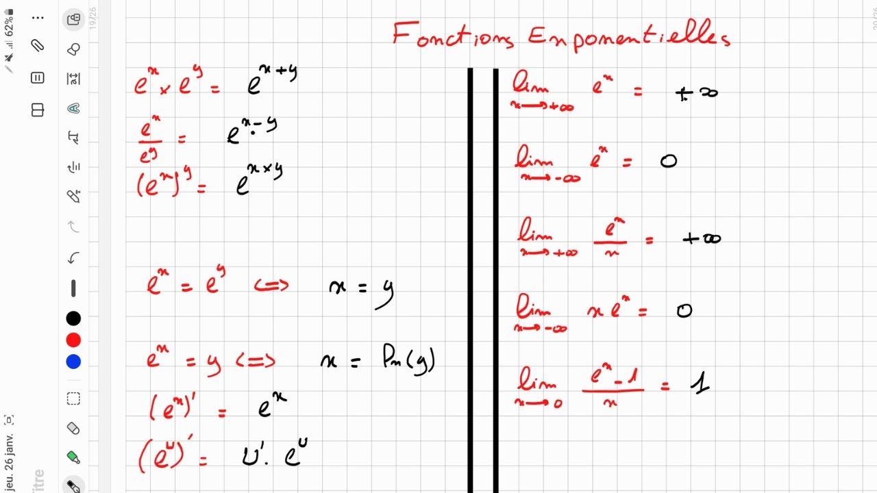 Fonctions Exponentielles — 2 BAC PC/SVT/ECO - YouTube