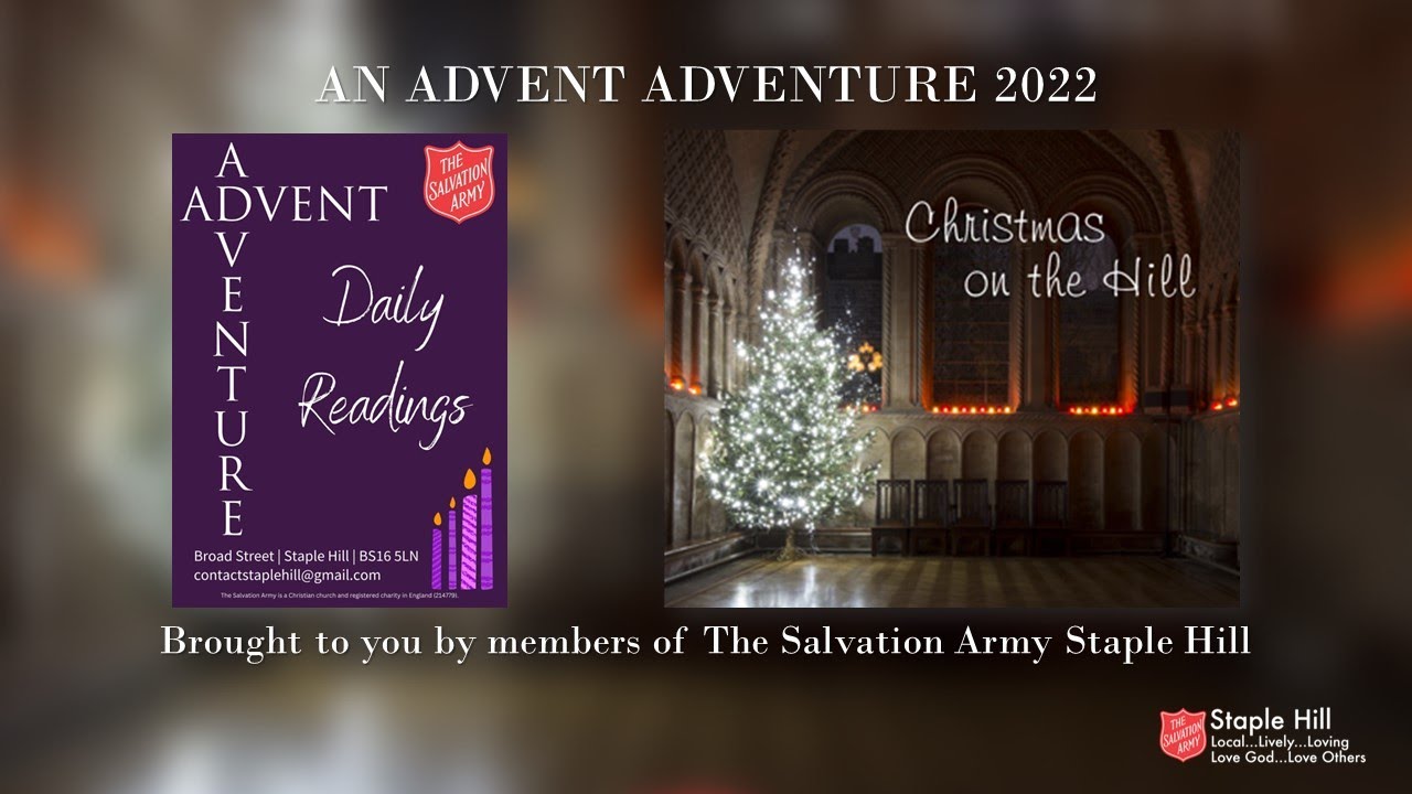 An Advent Adventure - Thought for the day 4 December 2022 - YouTube