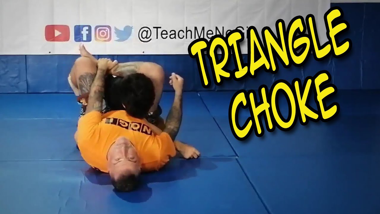 BJJ Basics - How to Triangle Choke | NoGi Grappling for Beginners ...