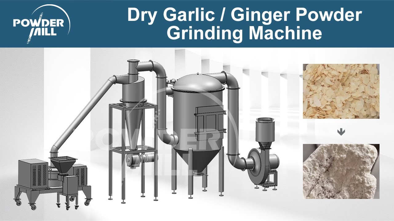 Dry Garlic / Ginger Powder Grinding Machine, Ultrafine Grinder Machine ...