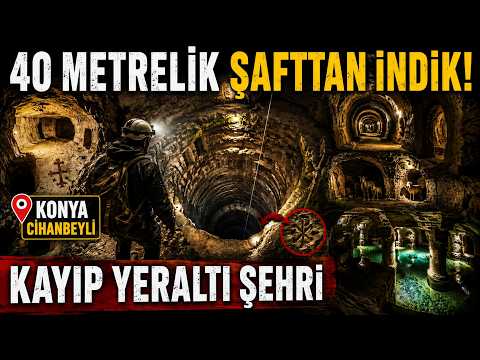 İlk Hristiyanların Gizlendiği Yer mi? Konya / Cihanbeyli'de  Yeraltı Şehri Keşfi