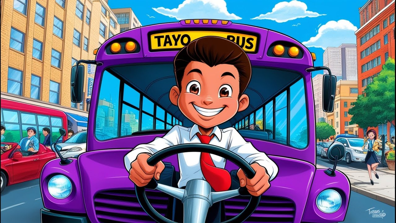 The wheels on the bus go round and round || nursery rhymes # ...