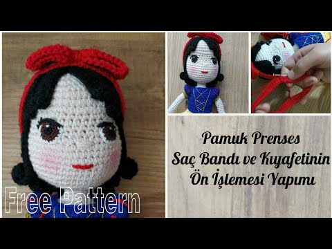 Amigurumi Pamuk Prenses Saç Bandı Yapımı #diy
