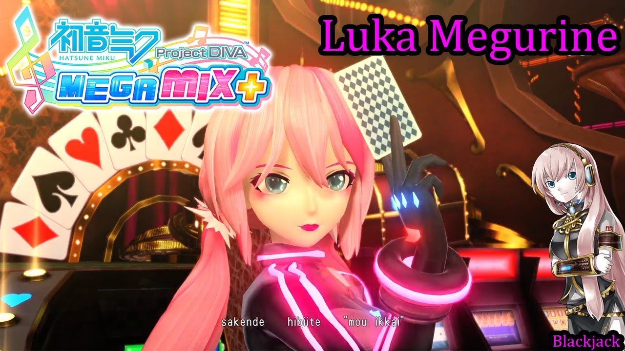 Project Diva Mega Mix+- Luka Megurine- Blackjack (HD) - YouTube