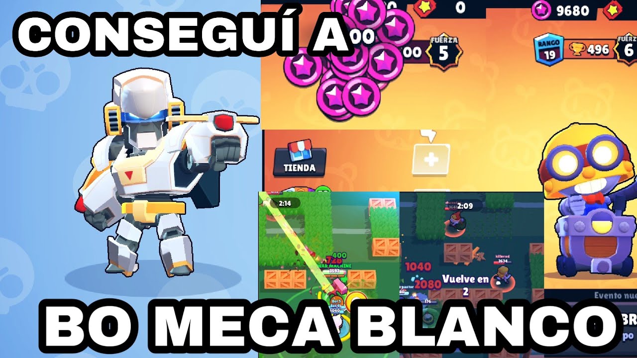 BRAWL STARS BO MECA BLANCO | WAR MACHINE - YouTube