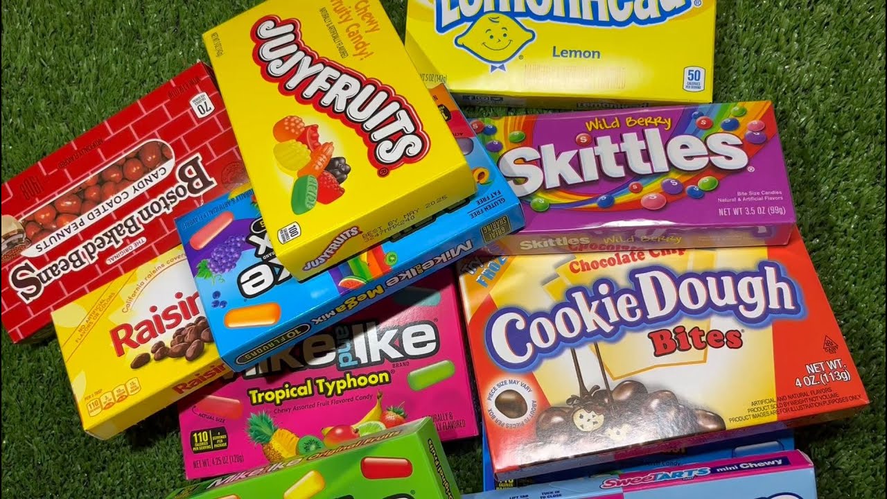 Lovely candy and chocolate ASMR | Unpacking | Candy sound | Satisfying ...